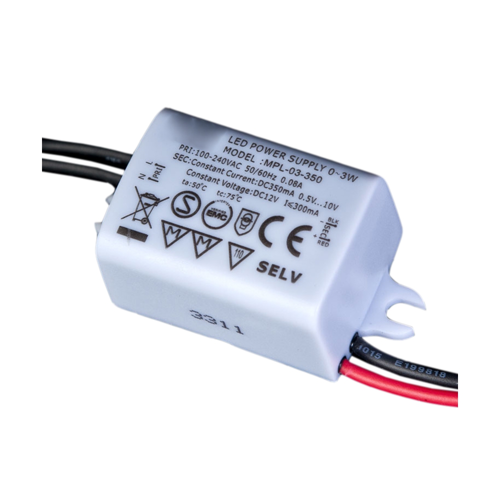 FONTES DE ALIMENTAÇÃO: Drive CC Mini IP20 0,5-10Vdc 350mA 3,5W